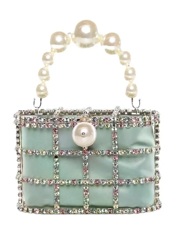 Rosantica Crystal Embellished Mini Bag - Blue