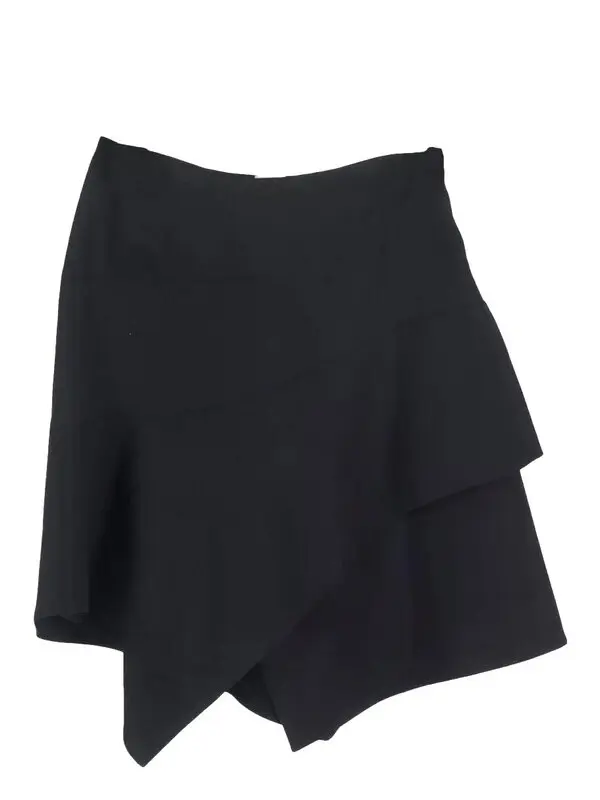 Alaïa Asymmetric Mini Skirt - Black