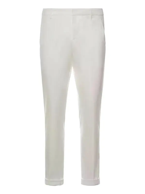 DONDUP Welt-pockets Trousers - White