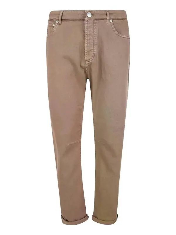 Brunello Cucinelli Five-pocket Jeans - Brown