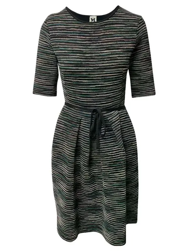 Missoni Striped Knit Dress - Black