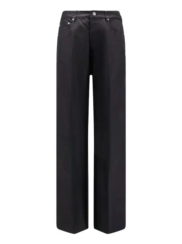 Rick Owens Buttoned Trousers - Black