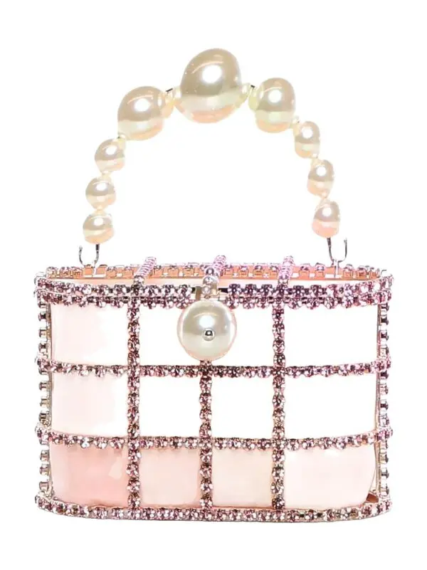 Rosantica Crystal Embellished Mini Bag - Pink