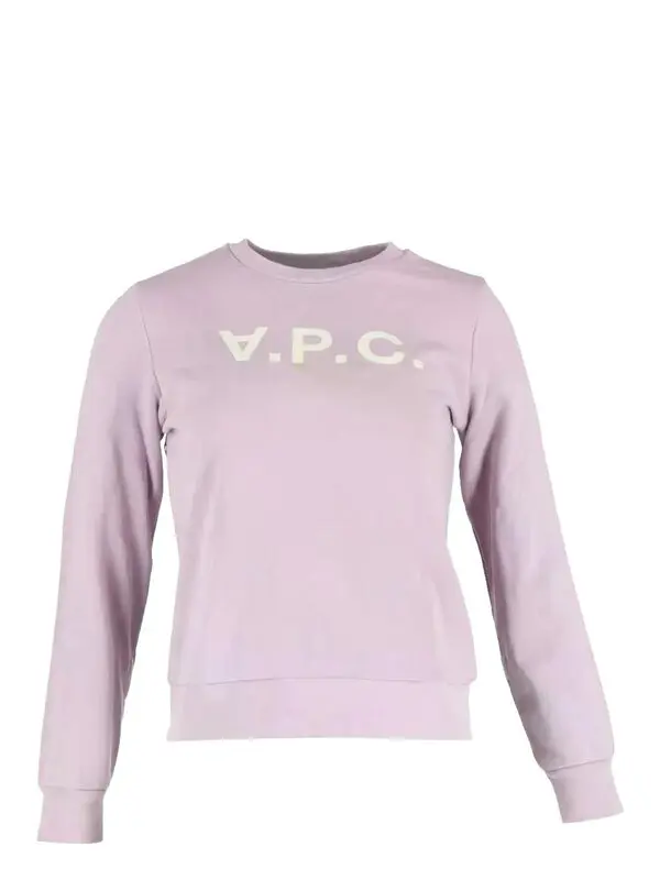 A.p.c. Logo Sweater - Purple