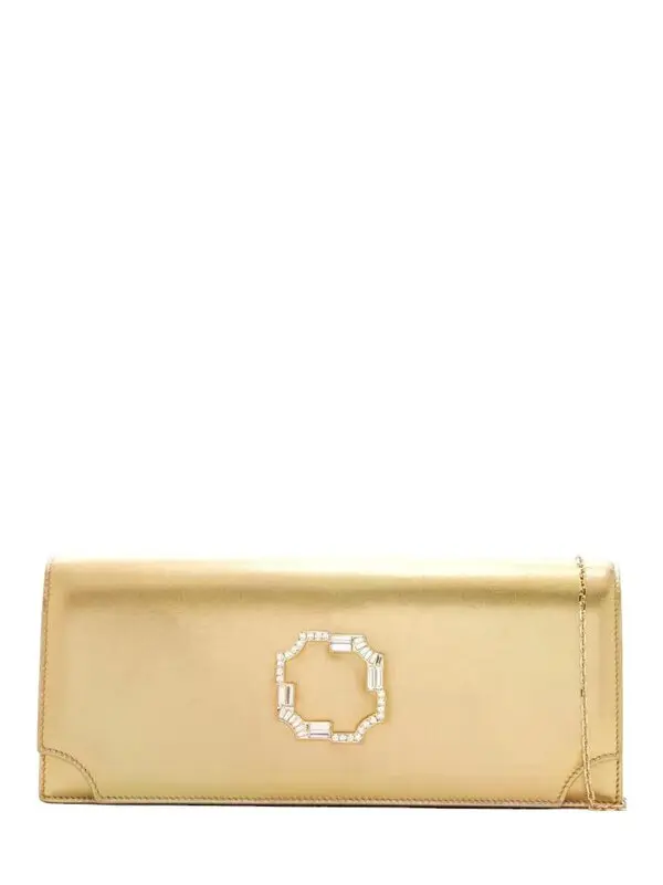 MALONE SOULIERS Vivien Embellished Clutch - Gold