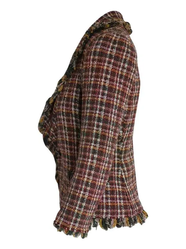 ISABEL MARANT VINTAGE Nicole Checked Blazer - Brown