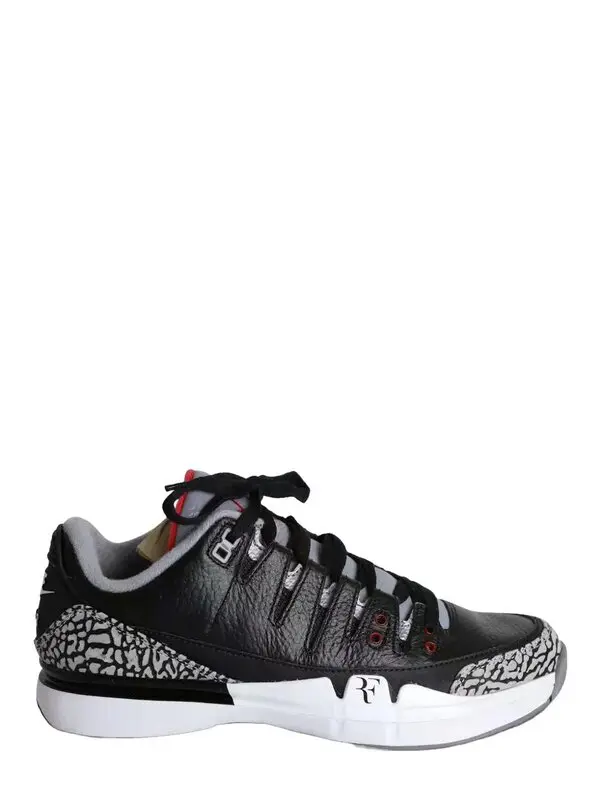 Nike Zoom Vapor Aj3 Leather Trainers - Black