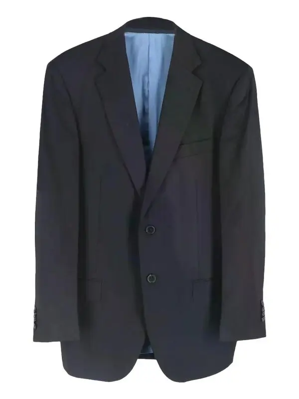 Ermenegildo Zegna Single-breasted Wool Suit - Blue