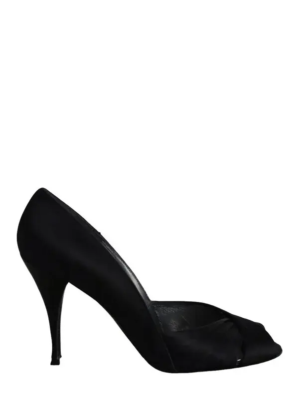 STUART WEITZMAN Crossover-strap Peep-toe Pumps - Black