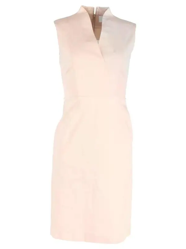 BOSS Difena V-neck Sleeveless Mini Dress - Pink