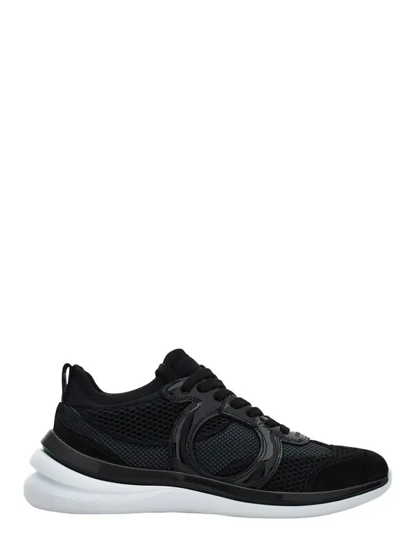 FERRAGAMO Gancini Sneaker - Black