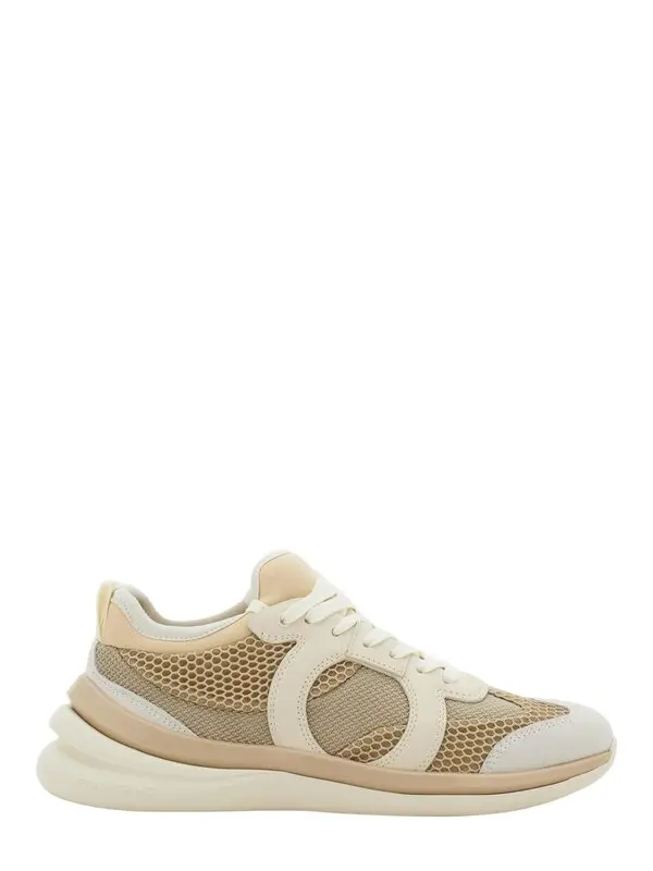 FERRAGAMO Gancini Sneaker - White