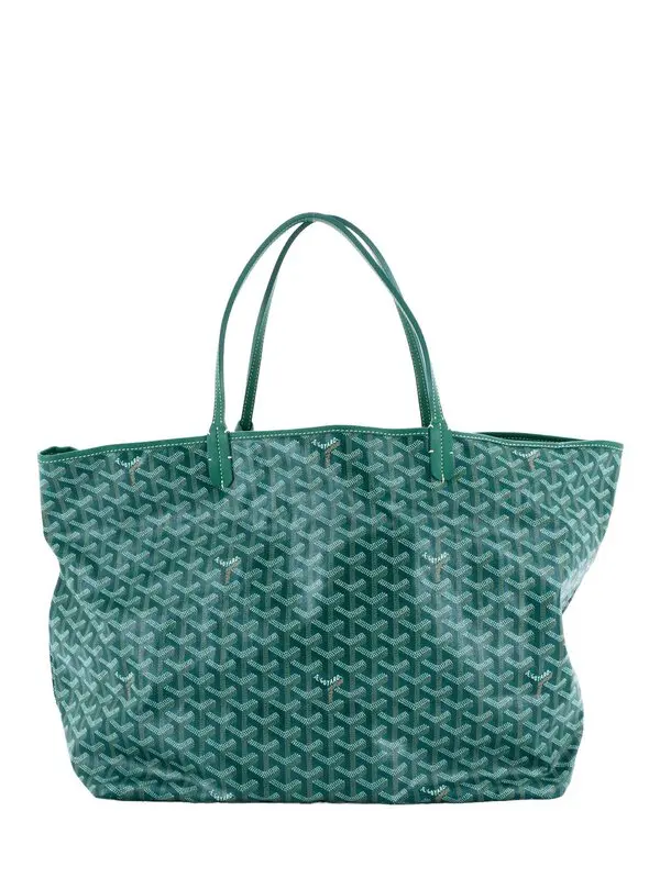 GOYARD Saint Louis Gm Tote Coated Canvas - Green