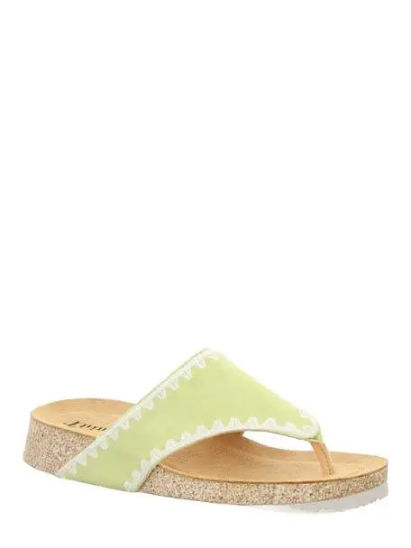 Think! Koak Whipstitch Sandal - Lime