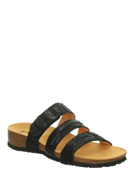 Think! Julia Slide Sandal - Black/kombi