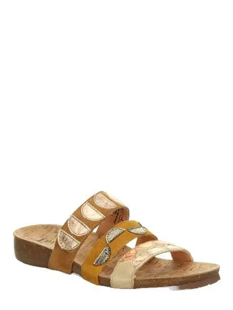 Think! Julia Slide Sandal - Cinnamon/kombi