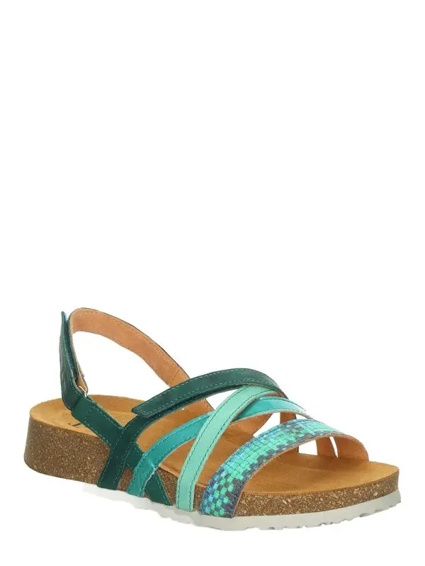 Think! Koak Slingback Sandal - Aqua/pacific