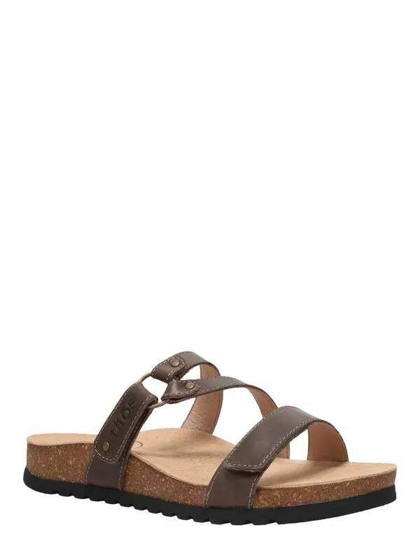 TAOS Ring Slide Sandal - Mocha