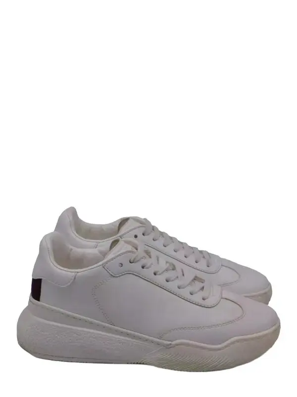 Stella McCartney Loop Low-top Leather Sneakers - White