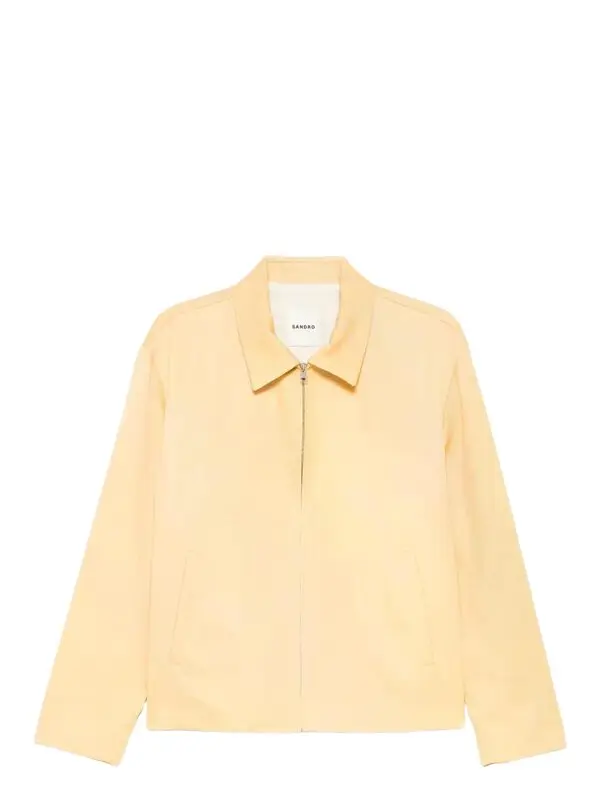 Sandro Zip-front Jacket - Yellow
