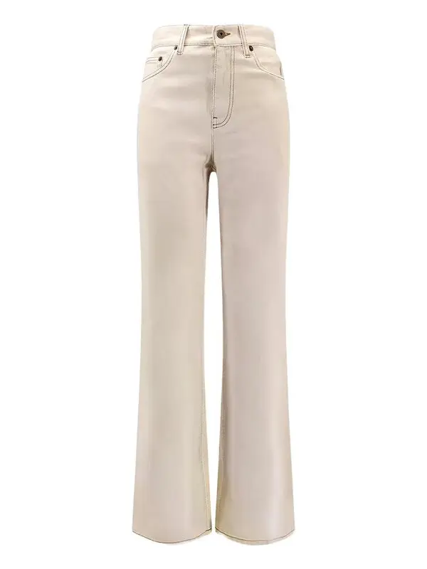 Burberry Seam Detail Jeans - Neutrals