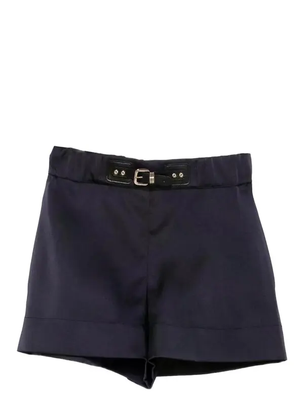 Maje Short De Cetim | | Br - Blue