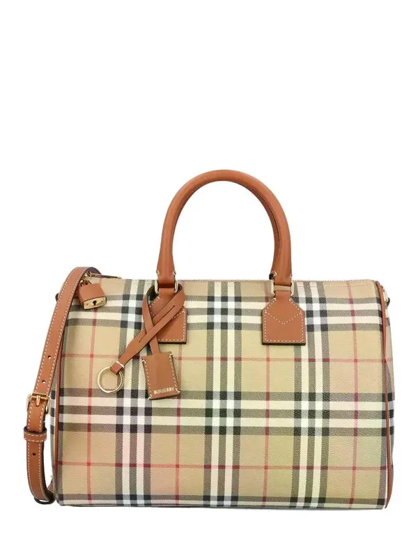Burberry Checked Cross-body Bag - Neutrals