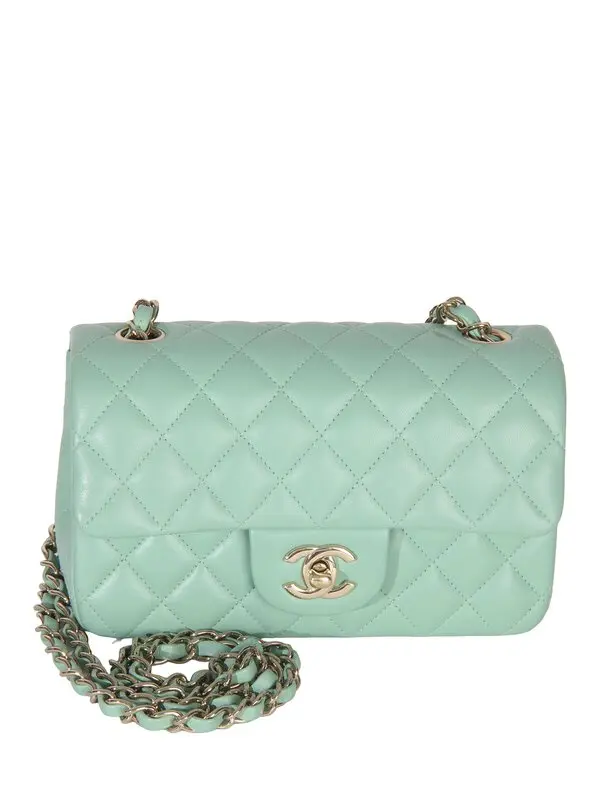Chanel Rectangular Flap Bag - Green