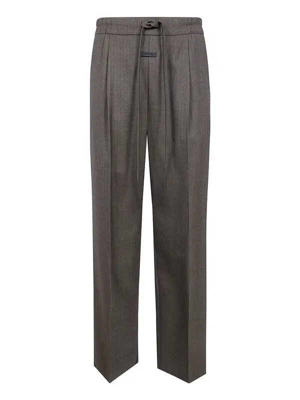 Fear Of God Classic Fit Wool Pants - Gray