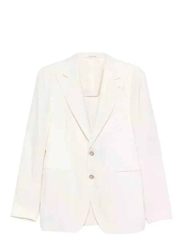 Tagliatore Brooch-detail Blazer - Yellow
