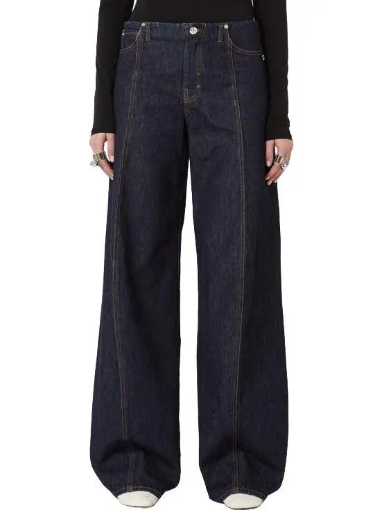 Sportmax Dora Wide-leg Jeans - Midnight Blue