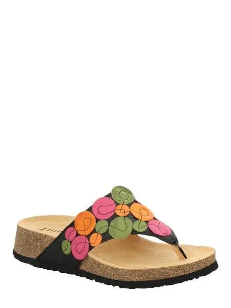 Think! Koak Dot Flip Flop - Black/kombi
