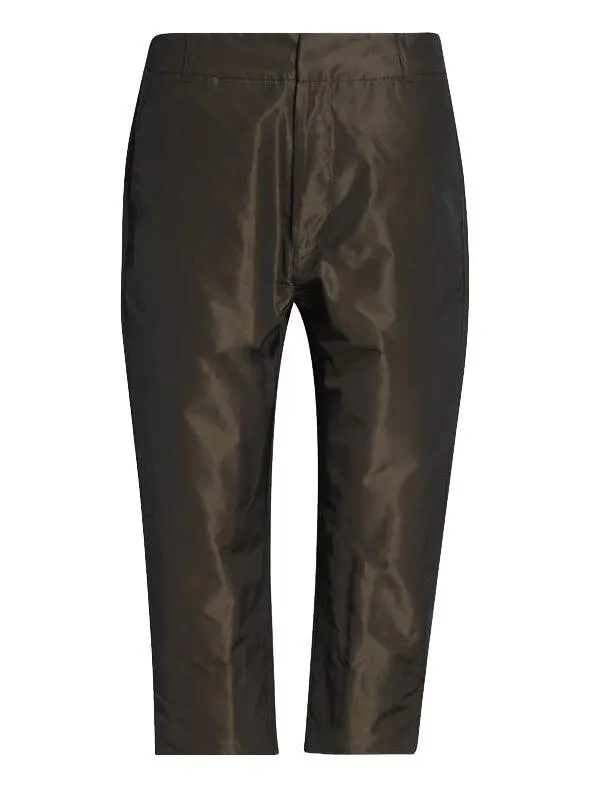 RENAISSANCE RENAISSANCE Sami Duchesse Satin Capri Pants - Brown