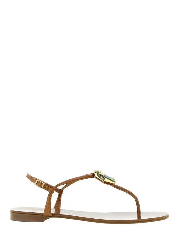 GIUSEPPE ZANOTTI Heeled Sandal - Brown