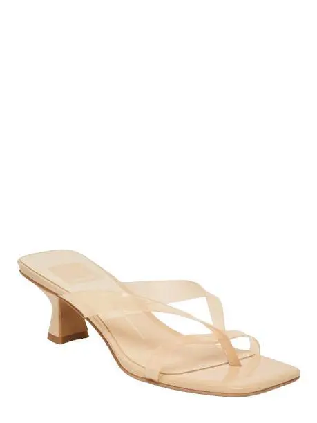 Dolce Vita Brevel Vinyl Translucent Strap Sandal - Praline Jelly