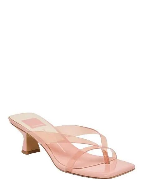 Dolce Vita Brevel Vinyl Translucent Strap Sandal - Rose Jelly
