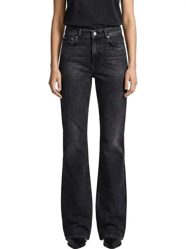 HAIKURE Flare Leg Jeans - Black