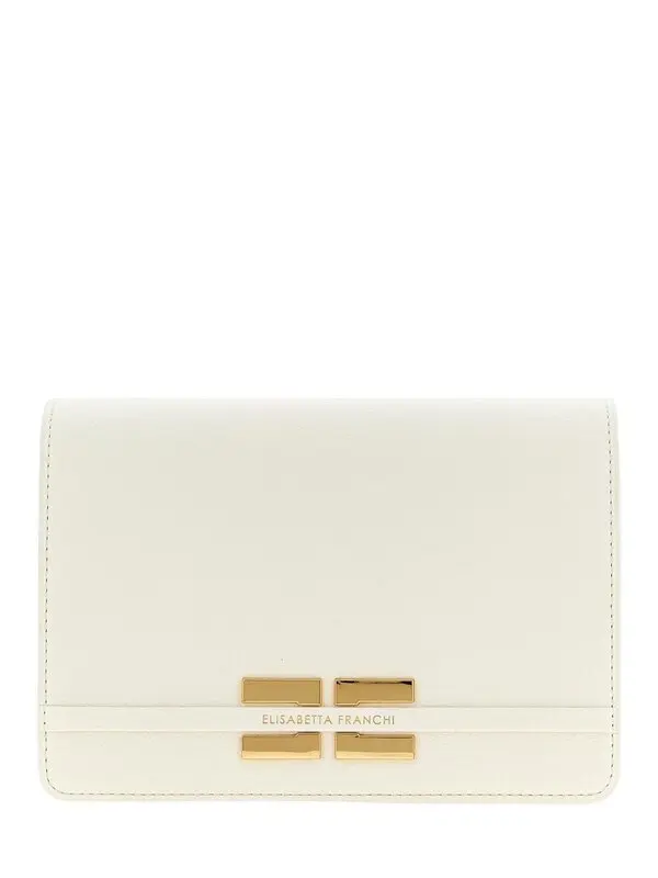 Elisabetta Franchi Crossbody Bag - White