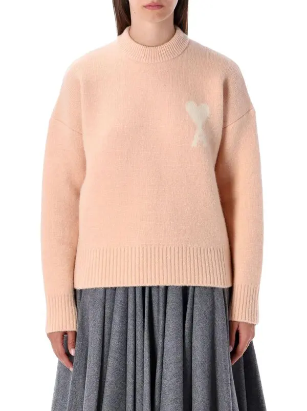 Ami Pullover Sweater - Pink