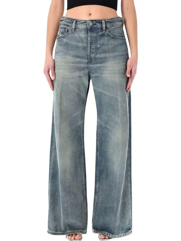 DIESEL Wide Leg Jeans - Denim