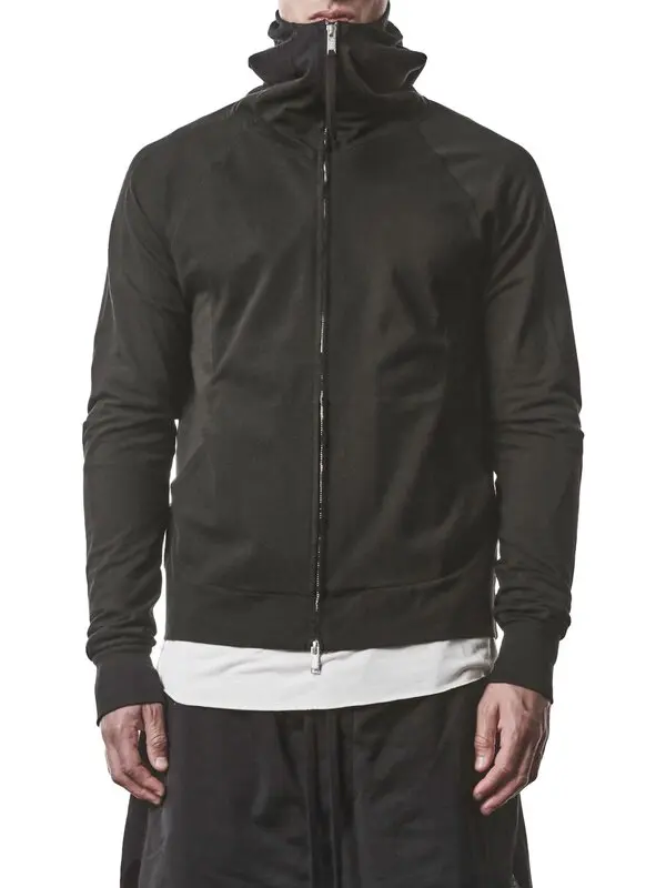 THOM KROM Full Zip Sweatshirt - Black