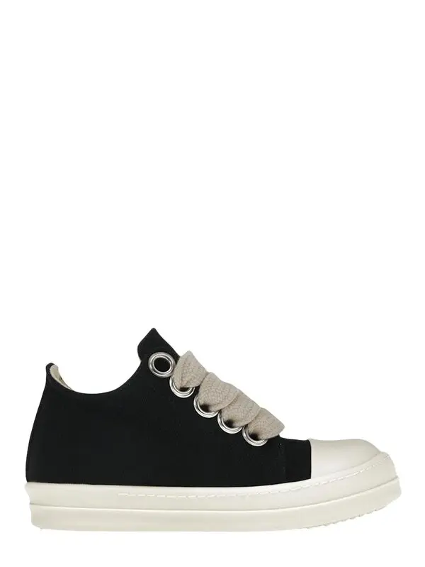Rick Owens Jumbo Lace Low Sneakers - Black