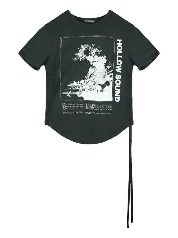 ANN DEMEULEMEESTER Hollow Sound Print T-shirt - Black
