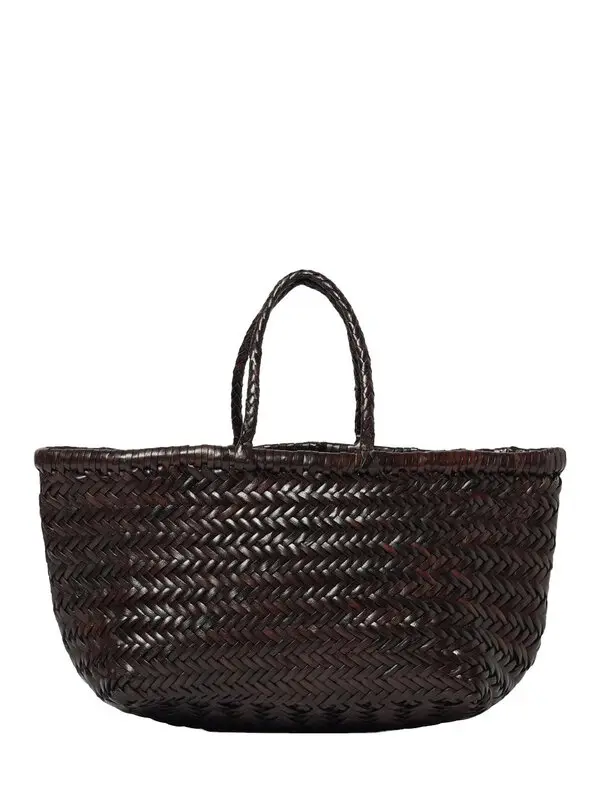 Dragon Diffusion Woven Handbag - Brown