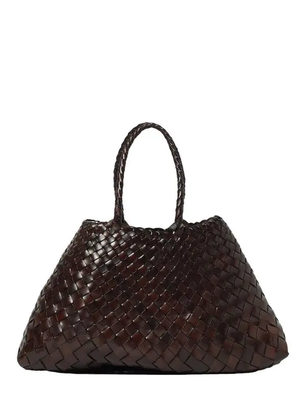 Dragon Diffusion Woven Handbag - Brown