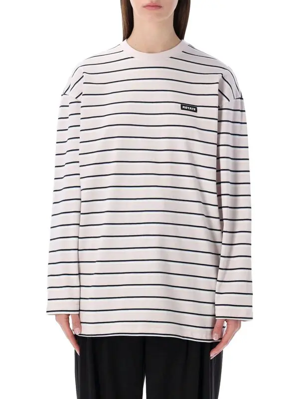 ROTATE BY BIRGER CHRISTENSEN T-shirt - Striped