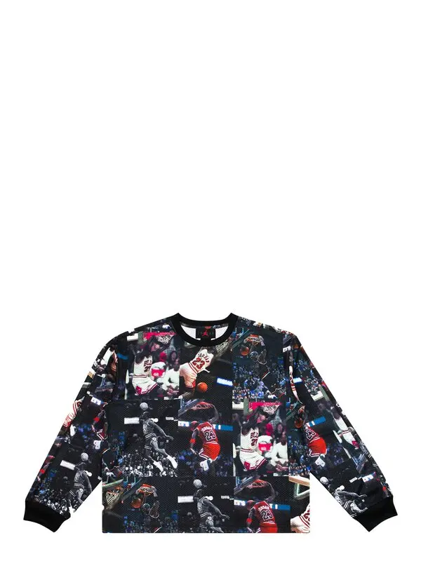 JORDAN Printed Crewneck Shirt - Black