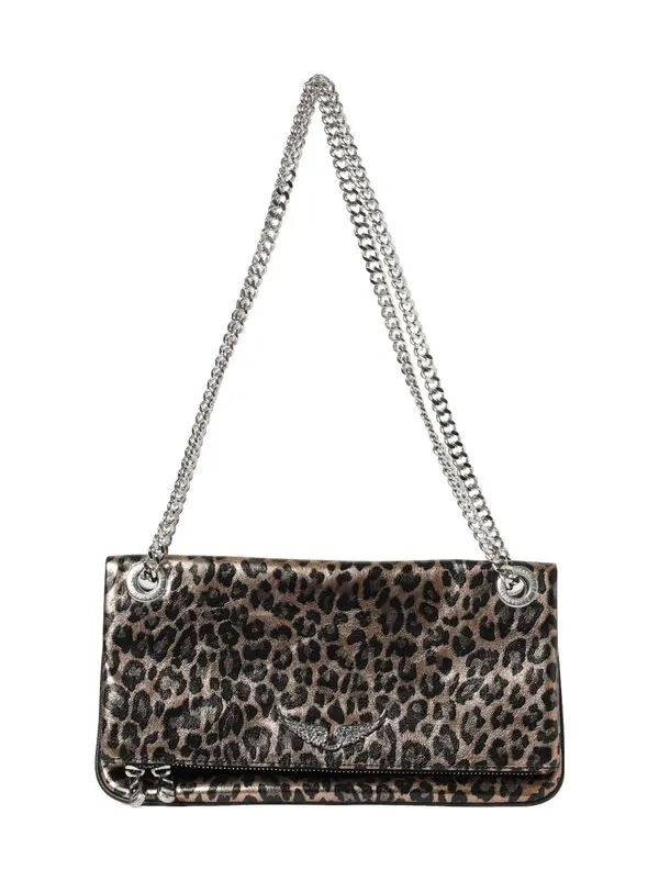 Zadig&Voltaire Shoulder Bag With Chain Strap - Silver