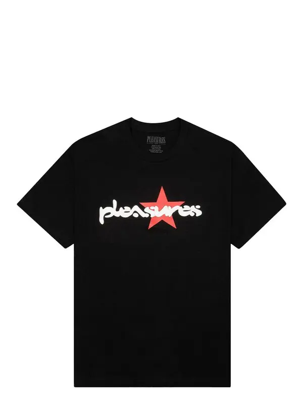 PLEASURES Vibration T-shirt - Black