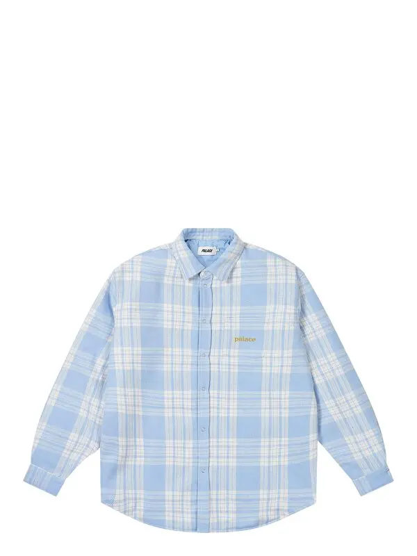 PALACE Check Insulated Shirt - Blue